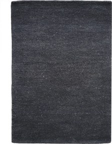 Asra, Ručně všívaný kusový koberec Asra wool černá, 120x170, černá, ložnice