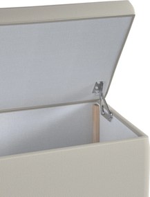 Čalouněná skříň barva šedá látka pletený vzor