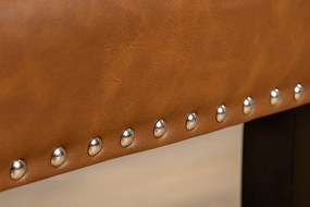 Designová židle Queen koňaková