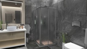 RIO CHROM 80-90 Sprchový kout čtvercový