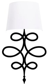Nástěnná lampa Asaf II bílá