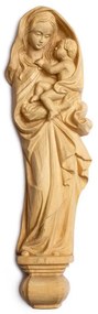 Dřevěná Panna Marie na zeď - 38 cm