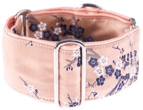 Obojek pro psa Grace Emily Sakura apricot Provedení: Černá plastová spona, Délka obojku: M/L - 32 - 47 cm, Šířka obojku: 2,5 cm