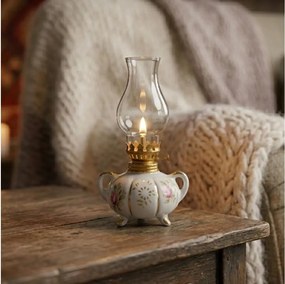 BRILAGI - Petrolejová lampa MERLIN bílá/zlatá