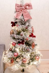 Umělý vánoční stromeček se zasněženými větvemi, 150 cm
