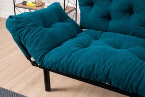 Atelier del Sofa 2-místná pohovka Nitta - Petrol Blue, Modrá