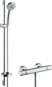 Hansgrohe - Sprchový set s termostatem, 3 proudy, tyč 90 cm, chrom 27085000ROZ2