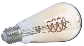 LUUMR Smart LED, sada 2 kusů, E27, ST64, 4,9W, jantarová, čirá, Tuya