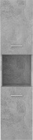 vidaXL Koupelnová skříňka 30 x 30 x 130 cm dřevotříska [805001] Barva: hnědý dub