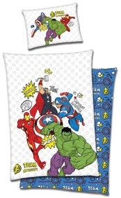 Dětské povlečení Avengers Comics Team 140x200/70x90 cm