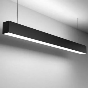 Sinclair Lighting Lineární LED svítidlo SINCLAIR LSM 32W UGR19 40W/50W 3640-6000lm 3000K/4000K/5000K 150cm černá