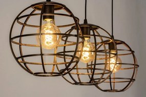 Závěsné designové svítidlo nad stůl Auron Industry Trio