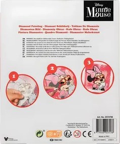 SLAMMER Diamantové malování Minnie Mouse / 19x19 cm