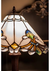Stolní Tiffany lampa Floris-jan II – 31x49 cm