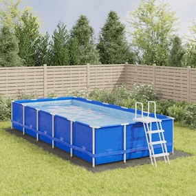 vidaXL Podložka pod bazén 820 x 420 cm Obdélníkový Netkaná tkanina [94237] Barva: světle šedá
