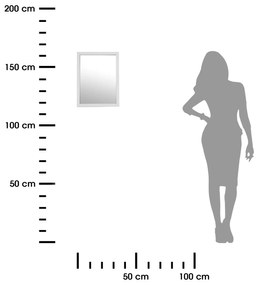 Zrcadlo Basic, bílé