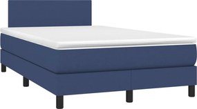 Box spring postel s matrací černá 120x190 cm textil 3269715