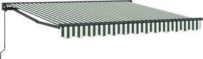 Rám markýzy Zelená a bílá 300 x 250 cm 3330193