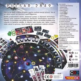 MINDOK Stolní hra Pulsar 2849 / Sci-fi strategie / Pro až 4 hráče