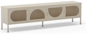 Krémový TV stolek 180x50 cm Tayra – Marckeric