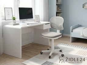 Dětská židle MARCEL - šedá síťovina
