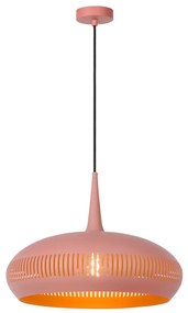 Lucide 30492/45/66 závěsné svítidlo Rayco růžové, E27, ø45cm