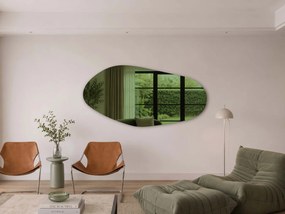 Zelené zrcadlo Base B52 50×25