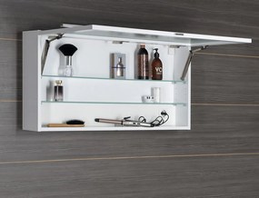 Sapho Sapho, CLOE galerka s LED osvětlením, 120x50x18cm, bílá (CE120), CE120-0030