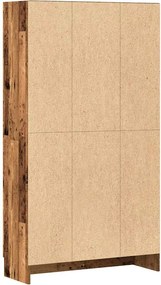 Knihovna old wood 82,5 x 30,5 x 150 cm kompozitní dřevo 3345215