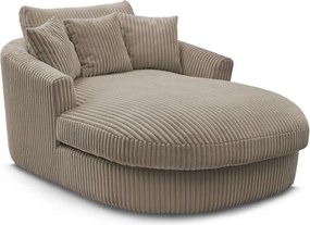 Taupe manšestrové křeslo Belem – Bobochic Paris