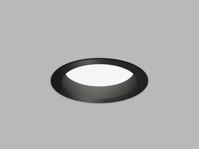 LED2 Venkovní zápustné LED osvětlení KAPA, 12W, 3000K/3500K/4000K, kulaté, černé, IP54 2235253