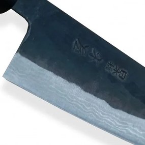 KIYA nůž Gyuto / Chef 180 mm - Suminagashi Kurouchi Damascus 11 layers