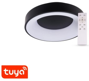 T-LED SMART Tuya LED svítidlo ZULU 32W CCT kulaté černé SMART Tuya LED svítidlo ZULU 32W CCT kulaté černé