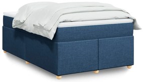 Box spring postel s matrací černá 120x190 cm textil 3285365