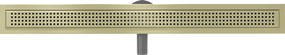 Mexen Flat 360° M08 sprchový žlab 80 cm, zlatá matná, 1A25080-40