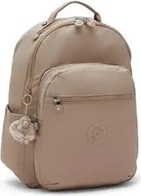 Kipling SEOUL Tan Beige / Školní batoh / Na notebook / Polyamid / Vodě