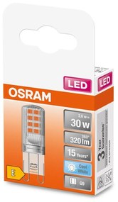 LED speciální žárovka G9 2,6 W PIN, studená bílá