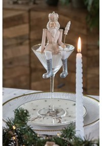 Dezertní porcelánový zimní talířek s jelenem Reindeer – 21x2 cm