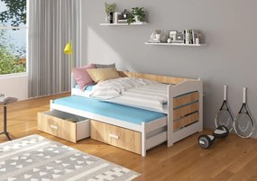 Postel dvojitá s matracemi TIARRO 200x90