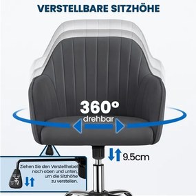 Sada 2 ks – Kancelářská židle Yaheetech (257228413149)