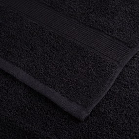 Premium ručníky SOLUND 4 ks černé 70 x 140 cm 600 g/m² 137429