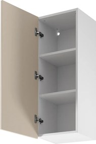 SORENTO pl | horní skříňka G40 policová | 40 cm | LEVÁ | bílá/béžová