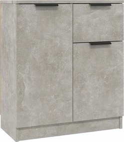 Příborníky 2 ks betonově šedé 60 x 30 x 70 cm kompozitní dřevo 3115815