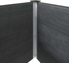 Zahradní vyvýšený záhon šedý 300 x 100 x 54 cm WPC 318101