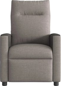 Elektrické masážní polohovací křeslo taupe textil 3324050