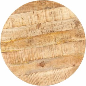 Bistro stůl kulatý Ø 60 x 75 cm hrubé mangovníkové dřevo 320265