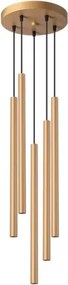 Závěsná lampa SOLLUX PASTELO 5P zlatá G9 5x8W bez žárovky SL.1174