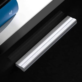 5dílná obývací stěna s LED osvětlením černá s vysokým leskem 246028