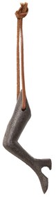 Kovový příruční otvírák na láhve ve tvaru dámské nohy s podpatkem - 3*2*10 cm