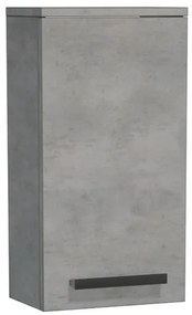 Koupelnová skříňka nízká SATCube Way 32,5x63x20 cm beton CUBE3CHH32BE